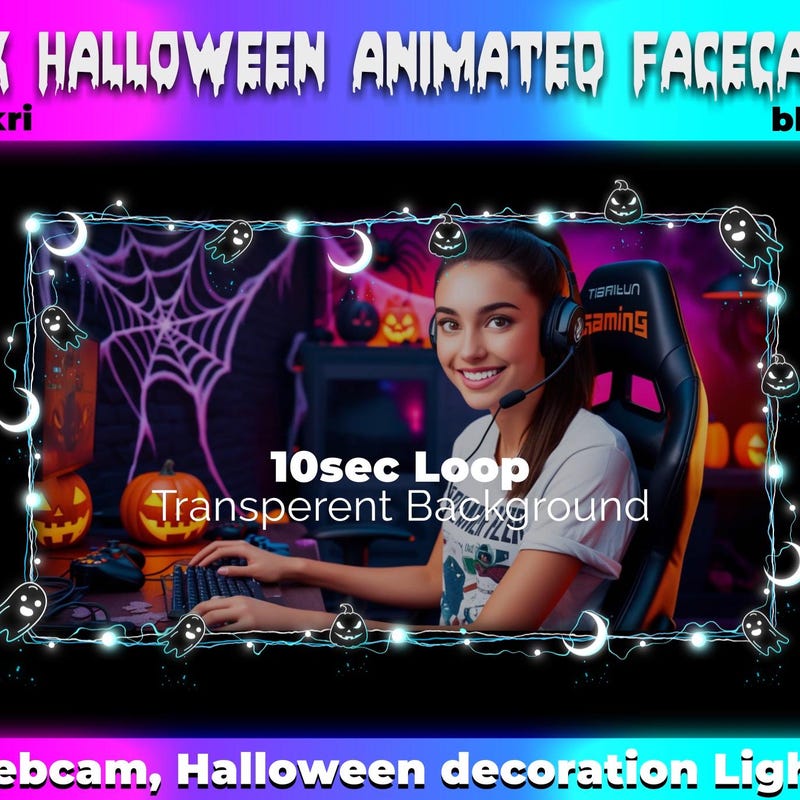 Halloween Twitch Overlay - Etsy