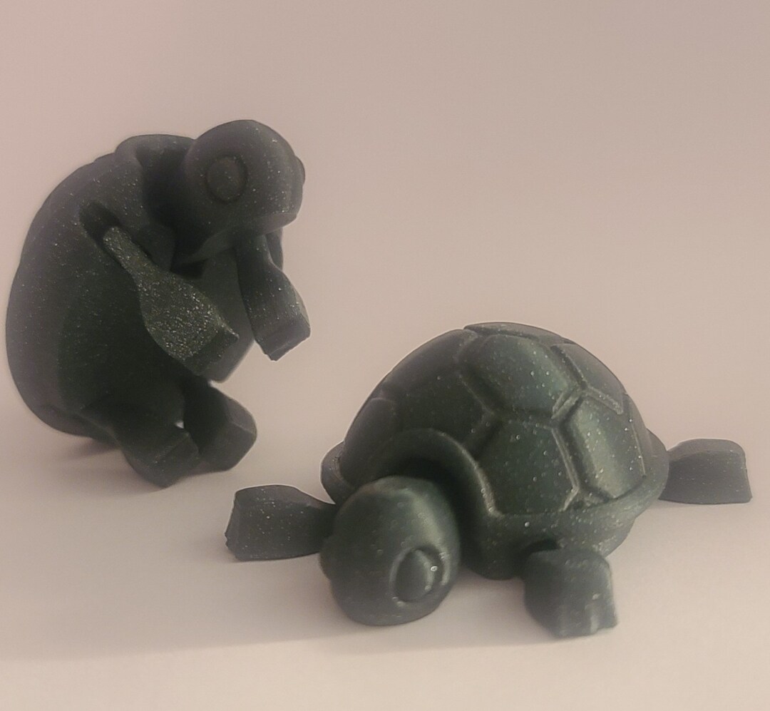Bendy Fidget Turtle - Etsy