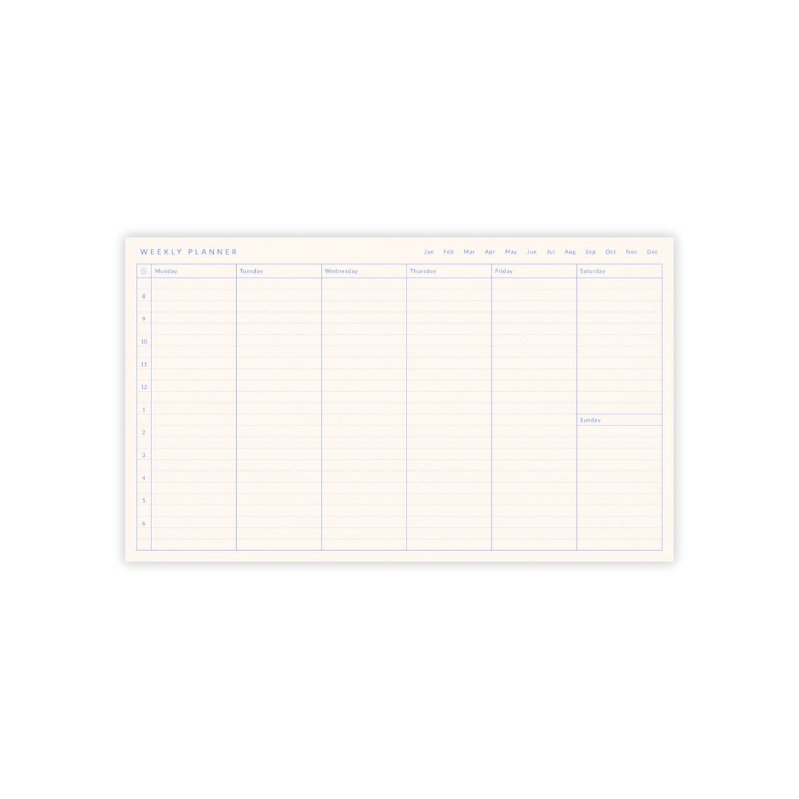 Post-it® Note Pads | Weekly Schedule Planner Calendar (10" X 6") | With ...