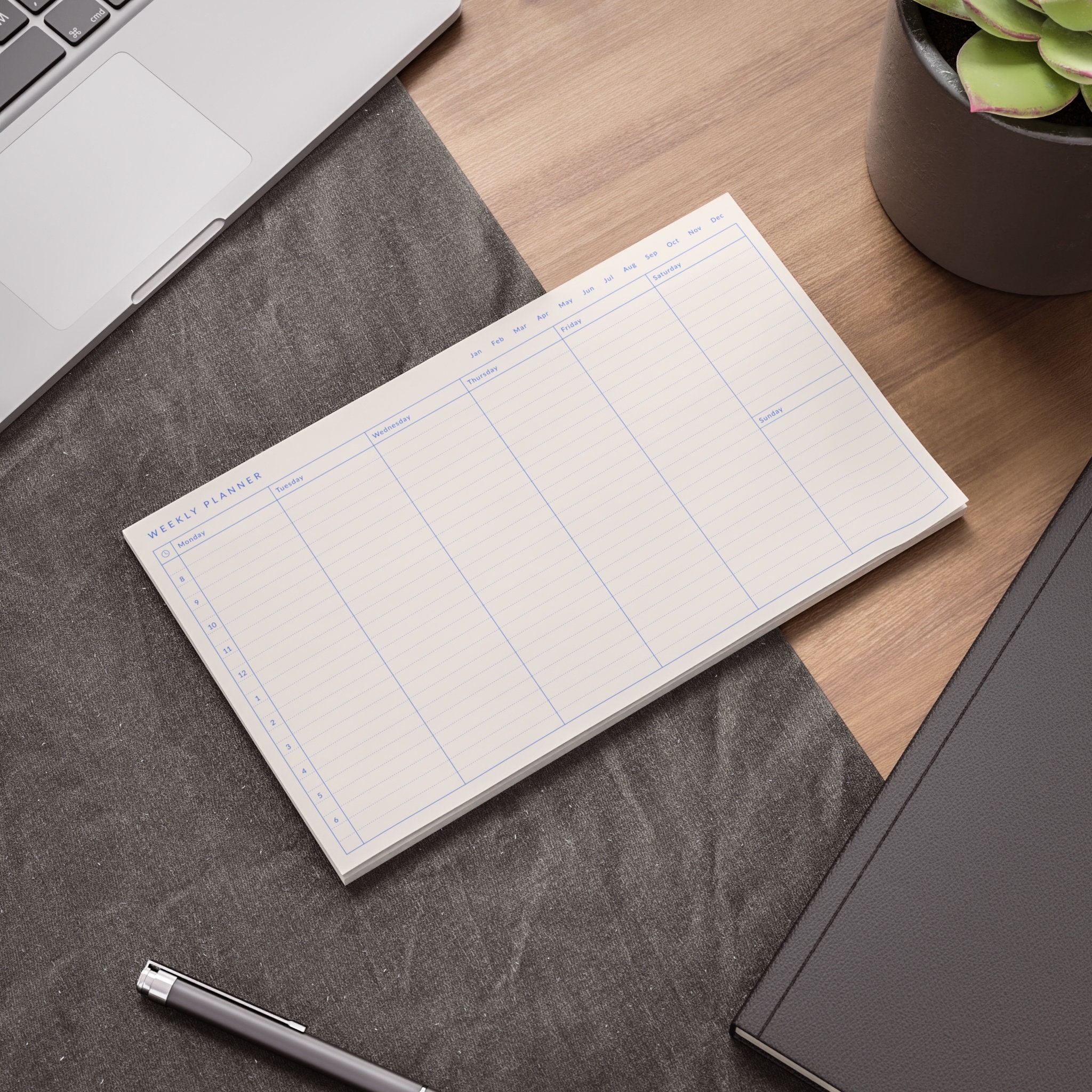 Post-it® Note Pads | Weekly Schedule Planner Calendar (10" X 6") | With ...