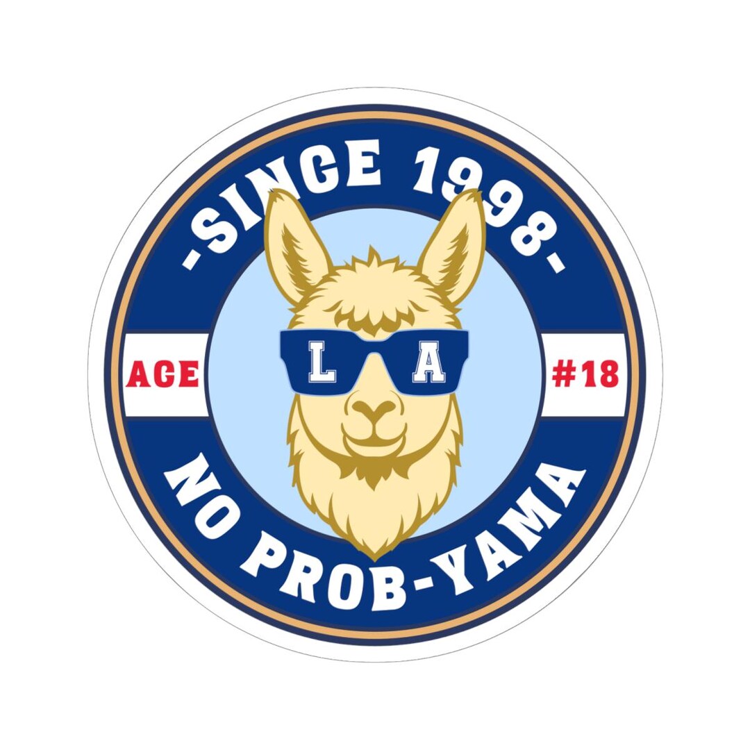 Yoshinobu Yamamoto #18 | No Prob-yama Stickers | Los Angeles Baseball ...