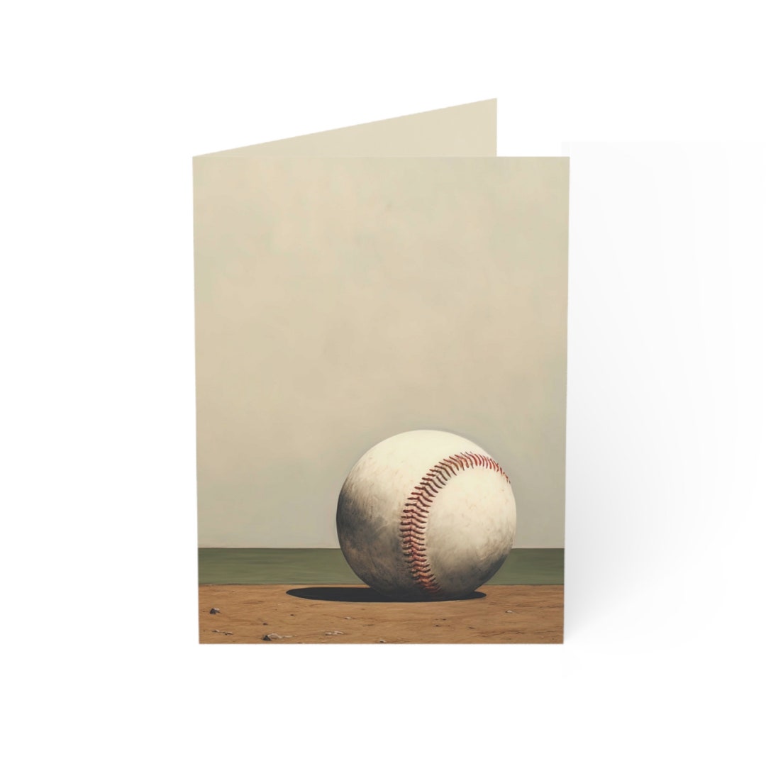 Blank Greeting Card Pack Birthday, Thank You, Congratulations baseball ...