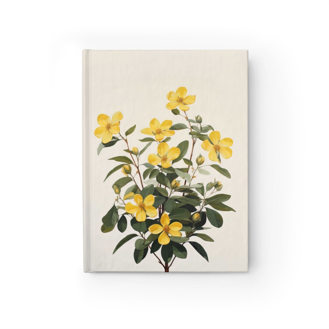 Yellow Jessamine (SC) | Rule Line Pages | Hardcover Notebook Journal ...