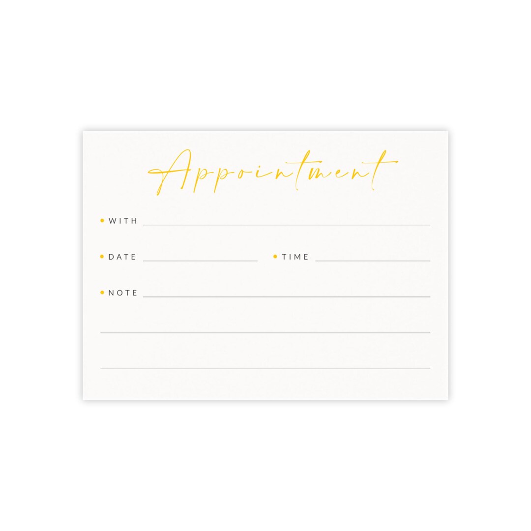 SELECT COLOR Post-it® Note Pads | Appointment Reminder Note Card (4x3 ...