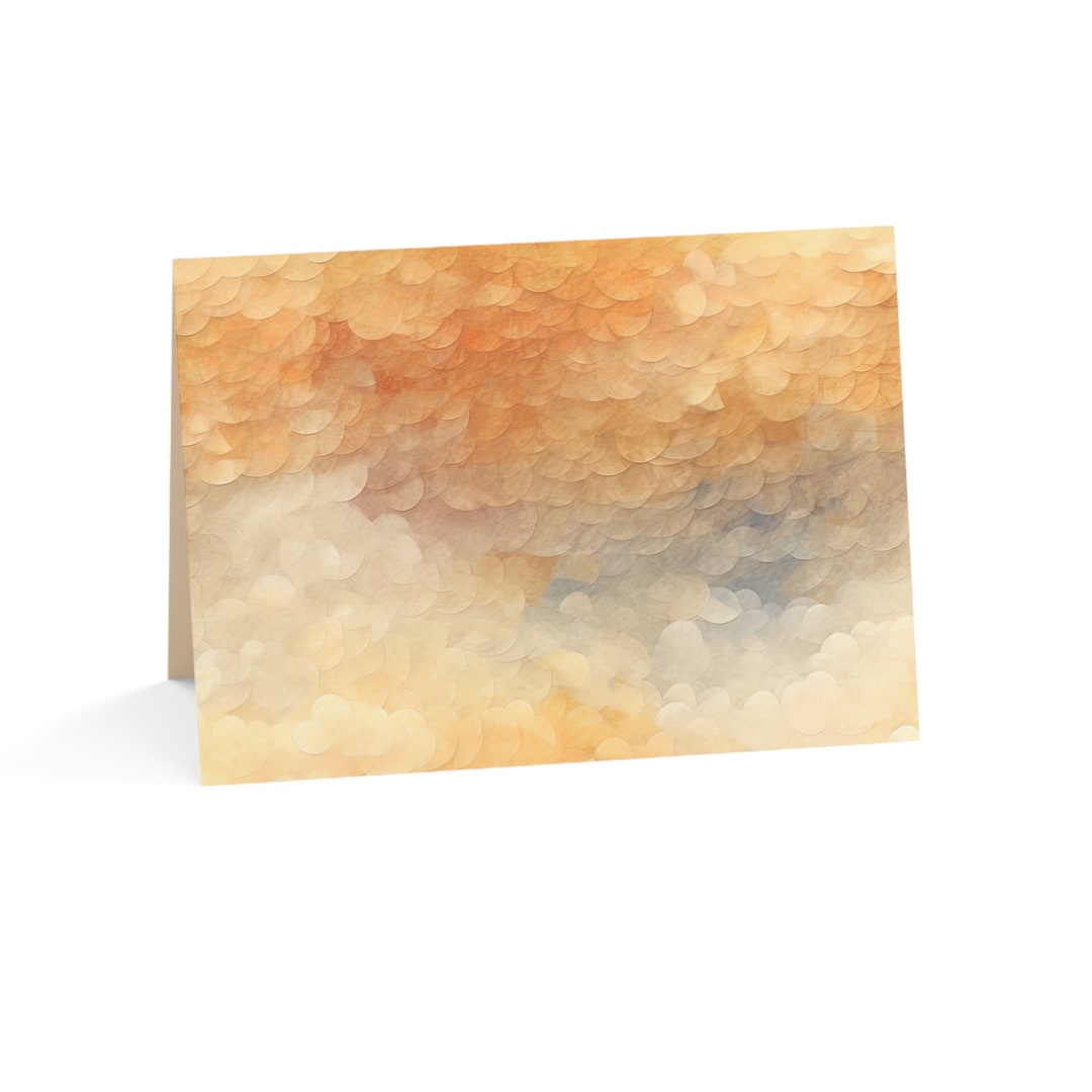 Blank Greeting Card Pack (patterns 02) | Large 7x5 | 10 Piece Set (bulk ...