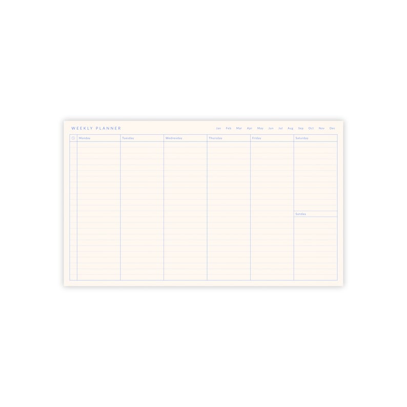 Post-it® Note Pads | Weekly Schedule Planner Calendar (10" X 6") | With ...