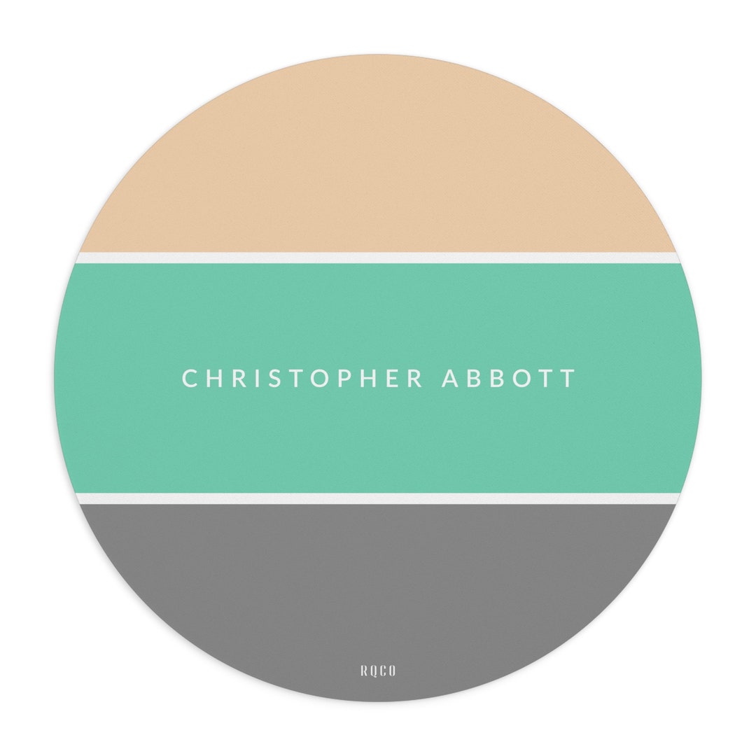 Custom Neoprene Mouse Pad (select Color) | Rectangle or Round Shape ...