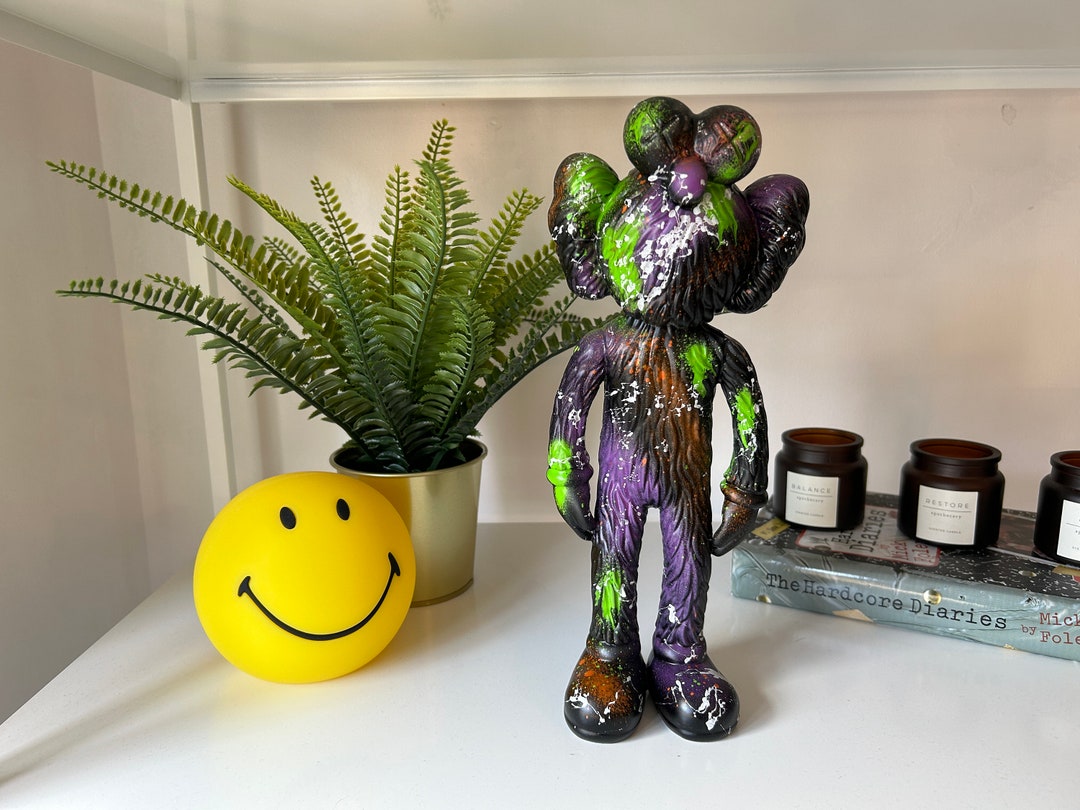 Graffiti Custom Hand Painted Art Hype Beast Figure Figurine Sculpture ...