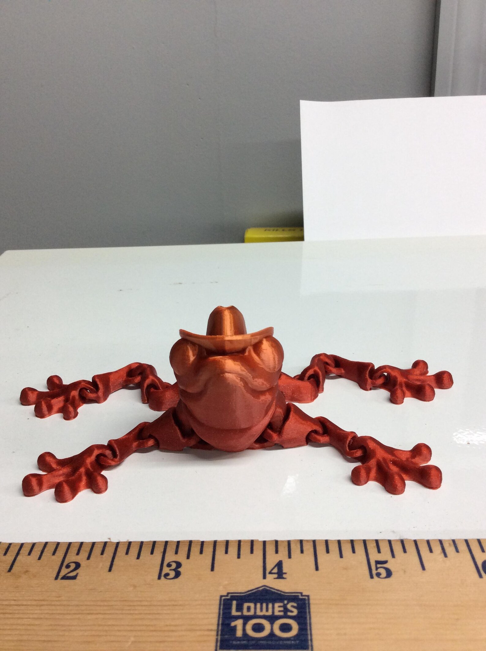 3D Printed Cowboy Frog Articulating - Etsy
