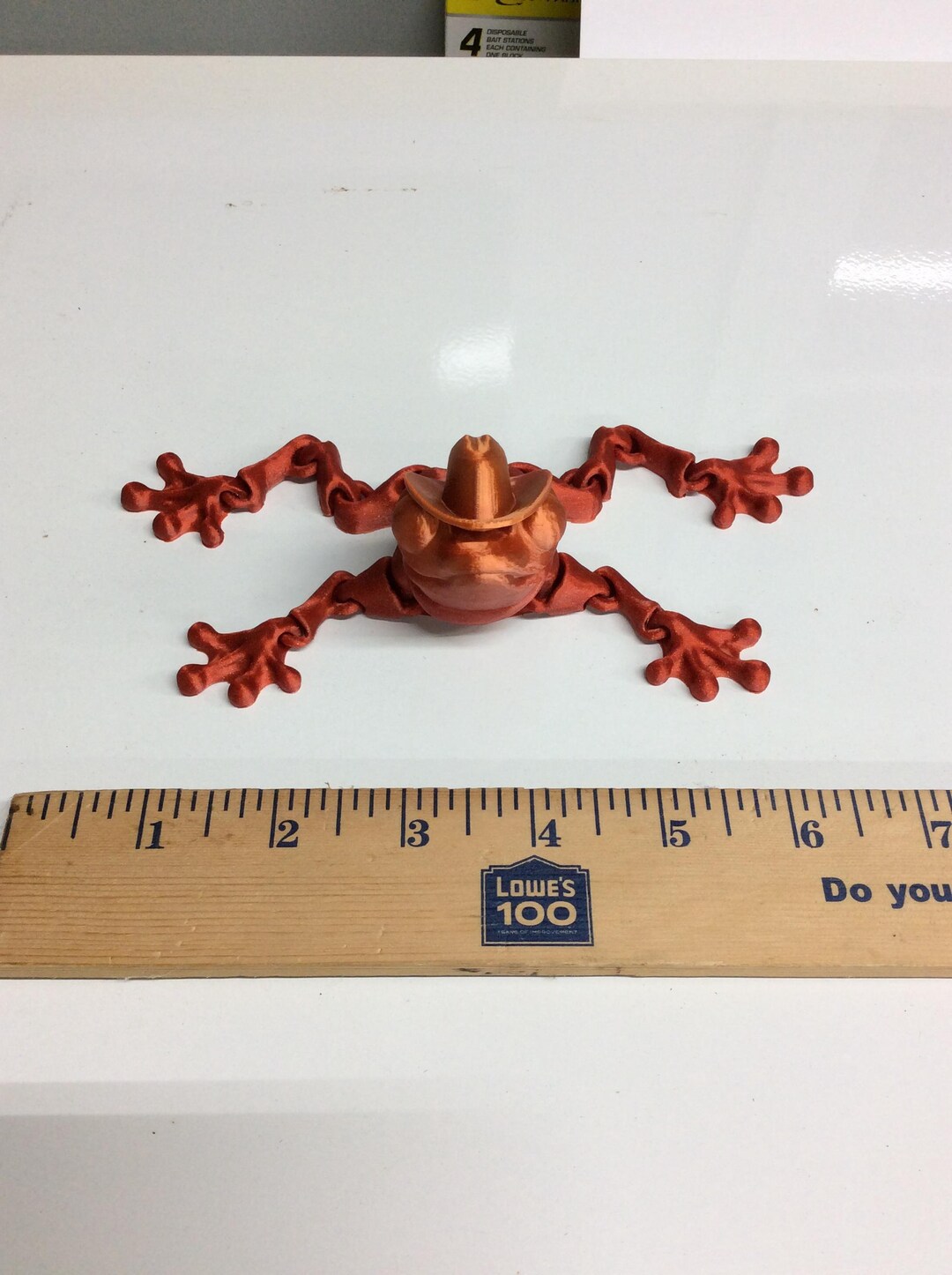 3D Printed Cowboy Frog Articulating - Etsy