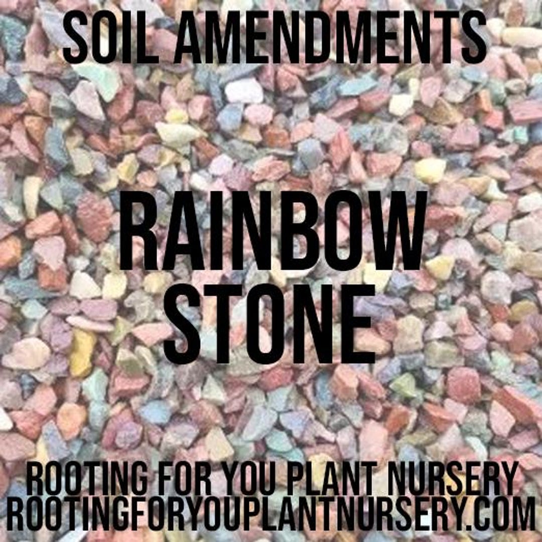 Rainbow Stone Rock Soil Amendment Resealable Bags Organicoregon ...