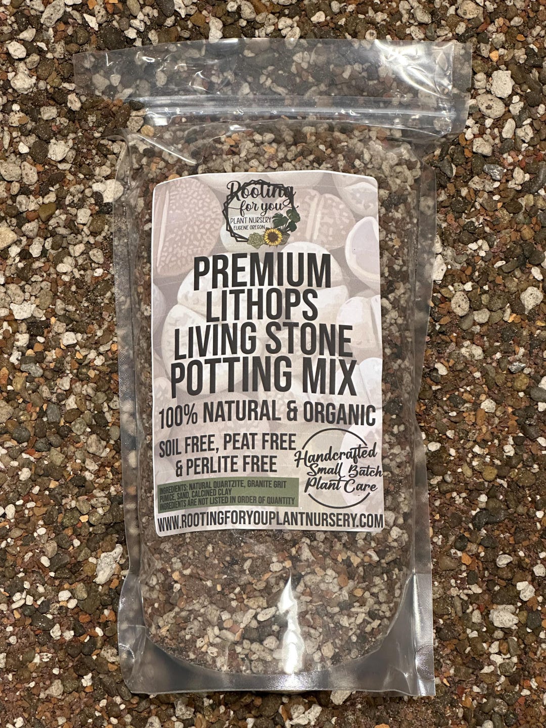 Lithops Premium Soil Less Potting Mix Oregon Licensed Nursery - Etsy