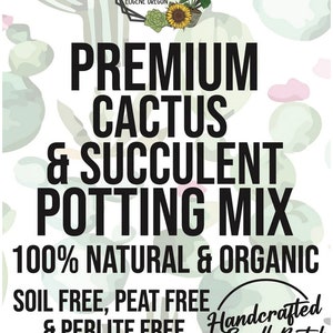 Cactus & Succulent Premium Soil Less Potting Mix Oregon Licensed ...