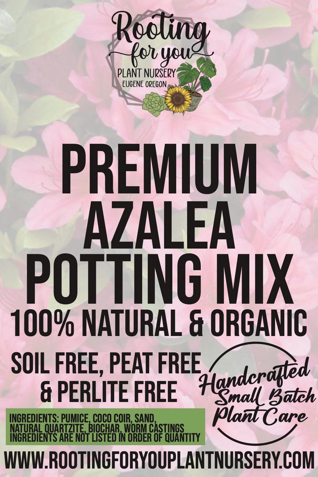 Azalea Premium Soil Less Potting Mix Oregon Licensed Nursery ...
