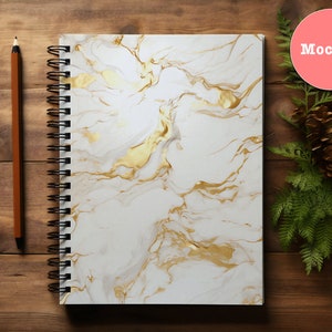 White and Gold Marble Digital Seamless Paper, White Marble Digital ...