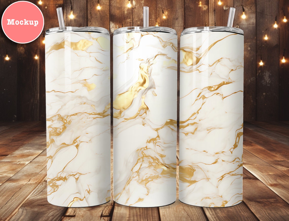 White and Gold Marble Digital Seamless Paper, White Marble Digital ...
