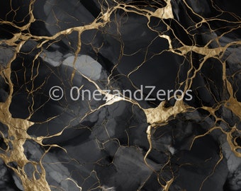 White and Gold Marble Digital Seamless Paper, White Marble Digital ...