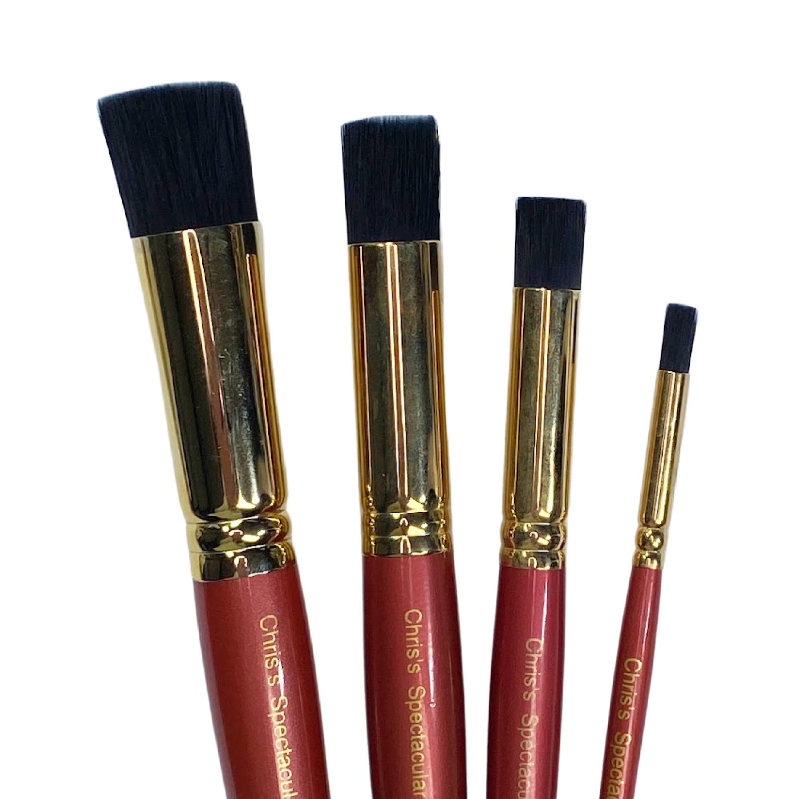 Spectacular Stencil Brush Set of 4 Brushes - Chris Haughey Designs - Etsy