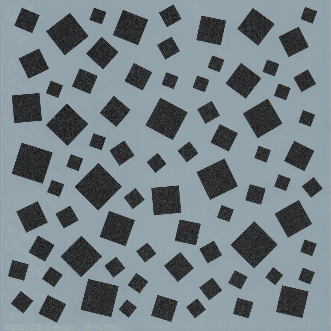 Block Party Background Stencil - Etsy