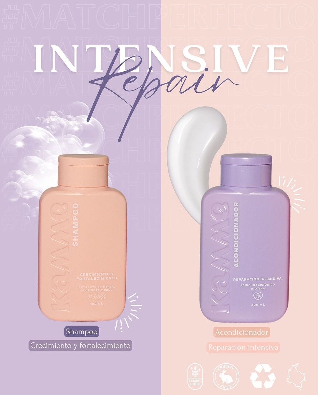 Hair Intensive Repair Shampoo & Conditioner With Natural Extracts - Etsy