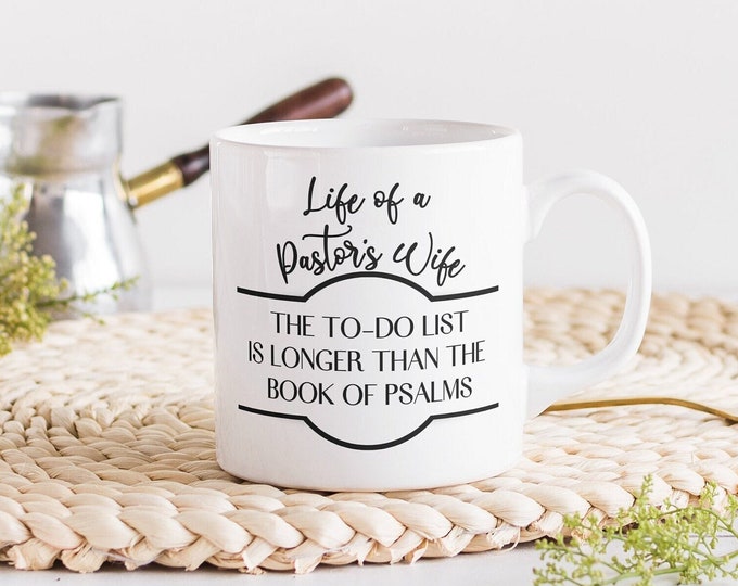 Pastor Wife Gift, Pastors Wife Mug, Pastors Wife Appreciation Gift ...