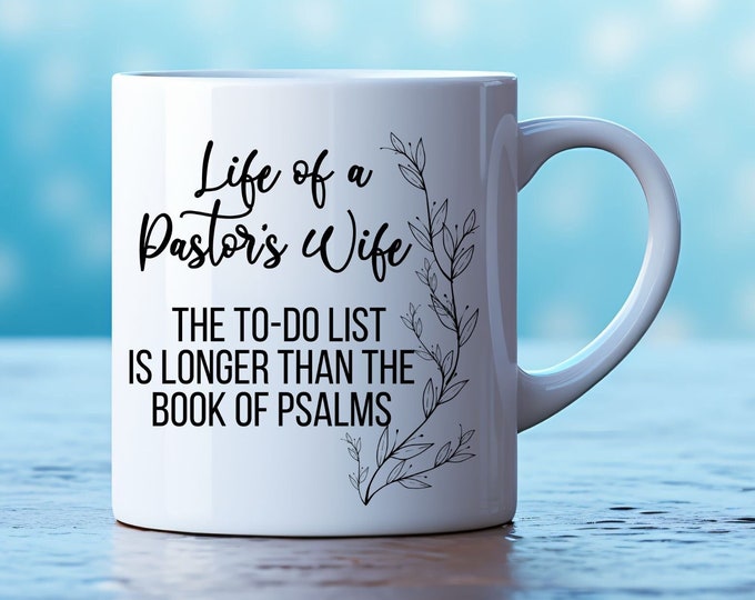 Pastor Wife Gift, Pastors Wife Mug, Pastors Wife Appreciation Gift ...