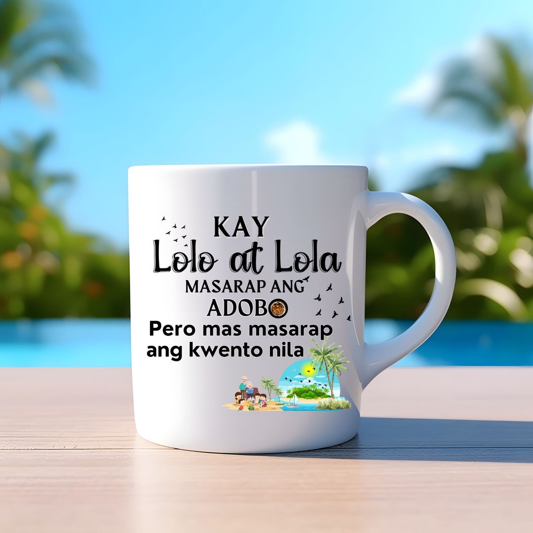 Lolo and Lola Mug Filipino Lolo and Lola Gift for Filipino Grandparents ...