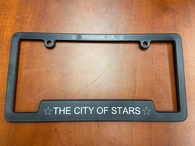 Brisbane "the City of Stars" License Plate Frame - Etsy