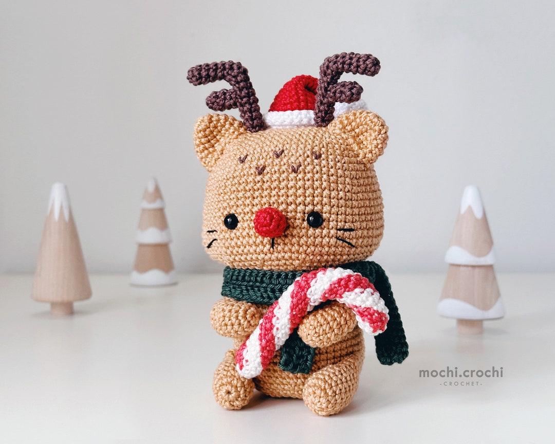 Crochet Pattern - Rudolph Cat - Christmas Amigurumi - PDF Digital ...