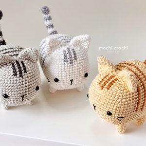 Crochet Pattern - Chibi Cat Tabby - Amigurumi - PDF Digital Download ...