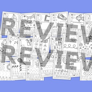 Summer Preschool ABC Tracing Worksheet Summer Break Preschool ...