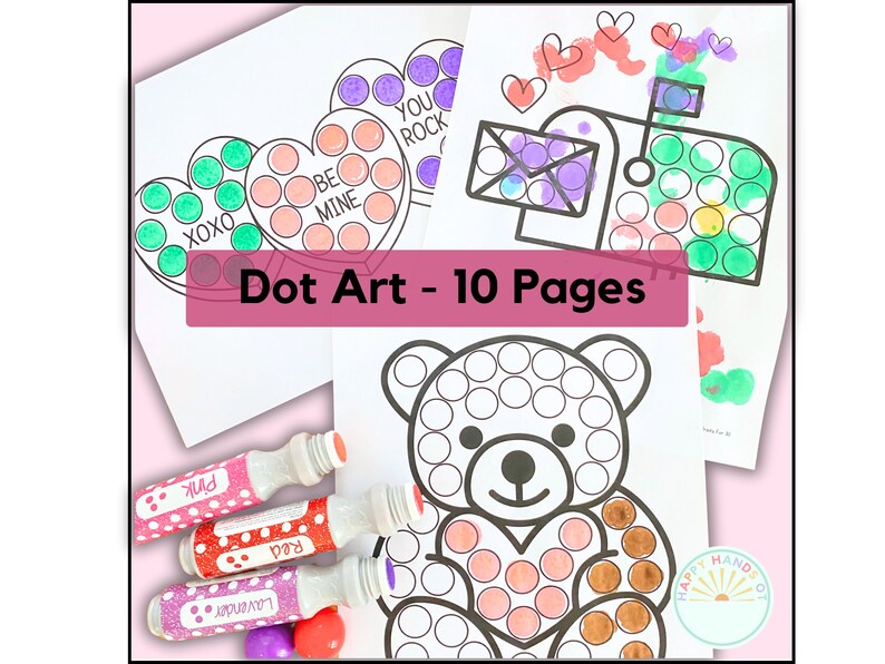 PRINTABLE BUNDLE Preschool Fine Motor Valentine's Day Activities ...