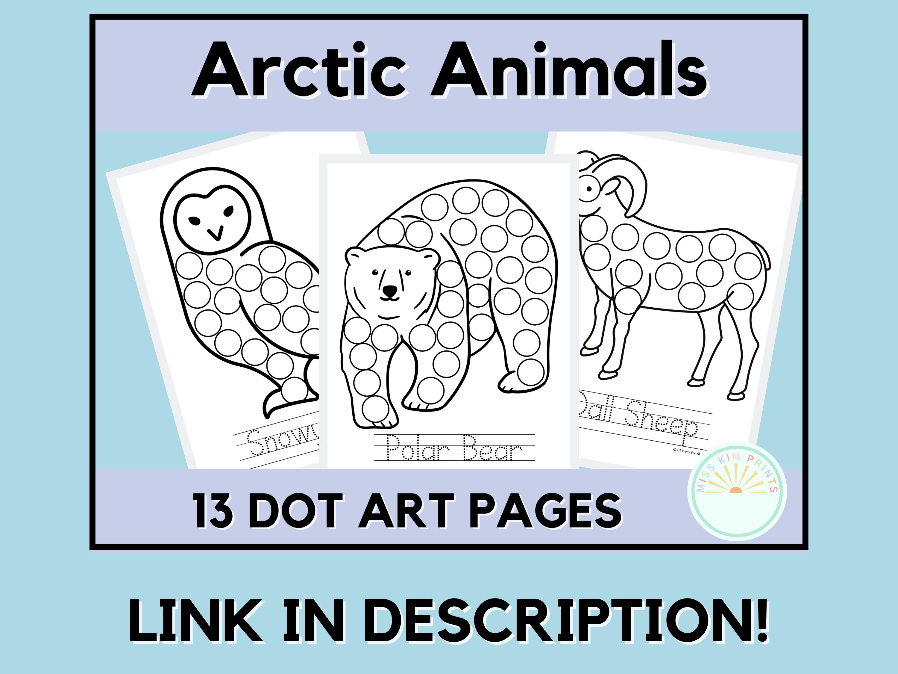 Winter Preschool Dot Marker Toddler Winter Break Winter Coloring Page ...