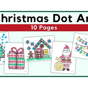 Dot Marker Activity - Toddler Thanksgiving Christmas and Winter ...