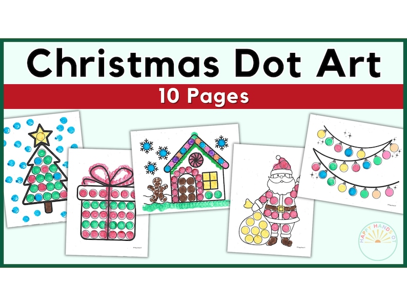 Dot Marker Activity - Toddler Thanksgiving Christmas and Winter ...