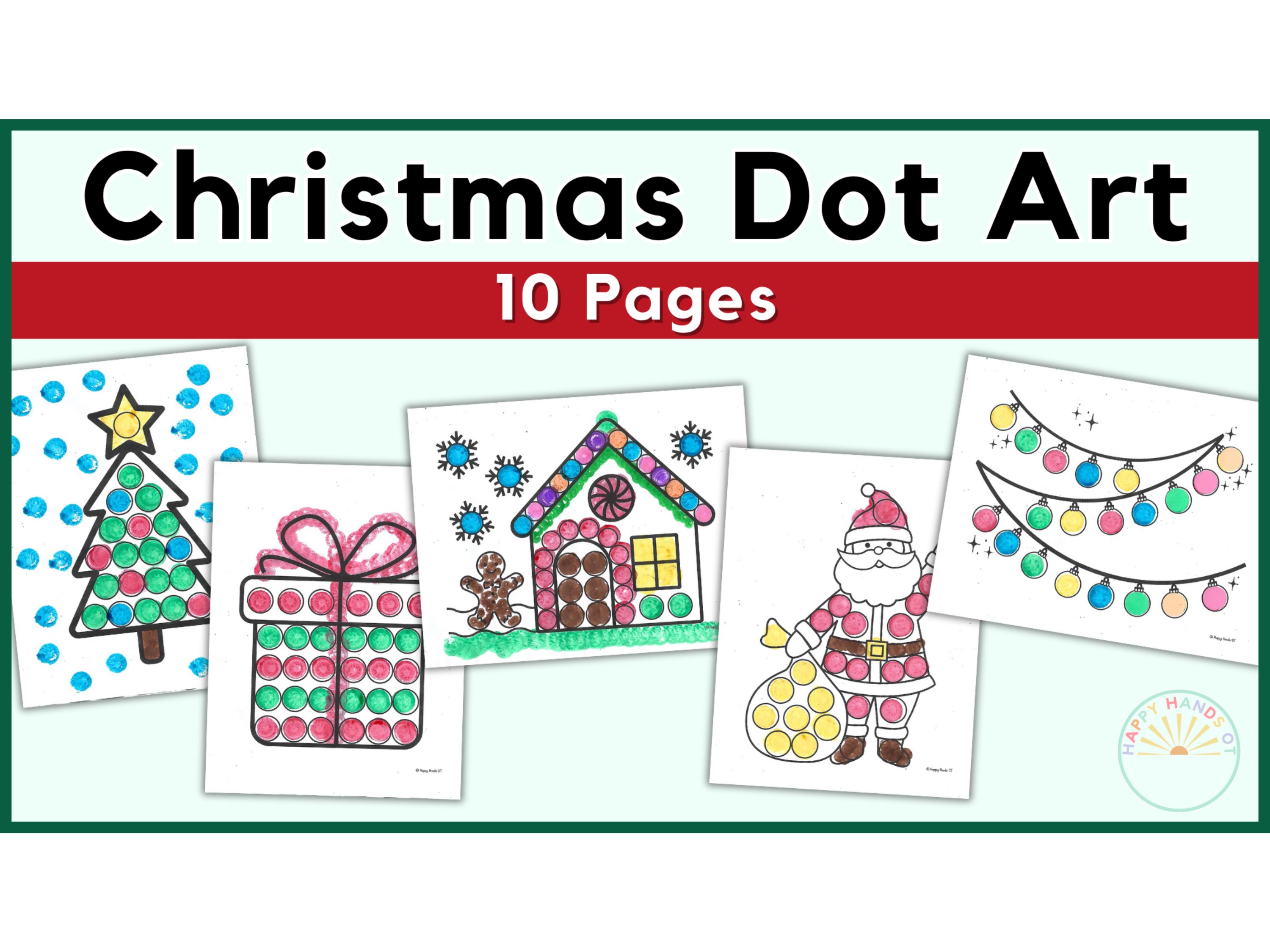 Dot Marker Activity - Toddler Thanksgiving Christmas and Winter ...