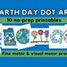 Earth Day Dot Art Printable Earth Day Coloring Pages Earth Day Kids ...