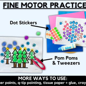 Winter Preschool Dot Marker Toddler Winter Break Winter Coloring Page ...