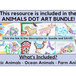 Arctic Animals Preschool Dot Marker Printable Arctic Animals Coloring ...