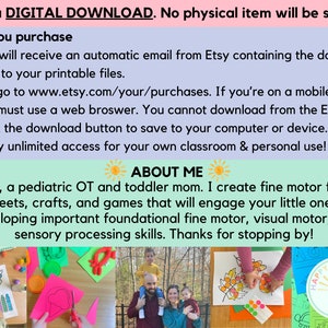 PRINTABLE BUNDLE - Fall Dot Marker Preschool Worksheets Occupational ...