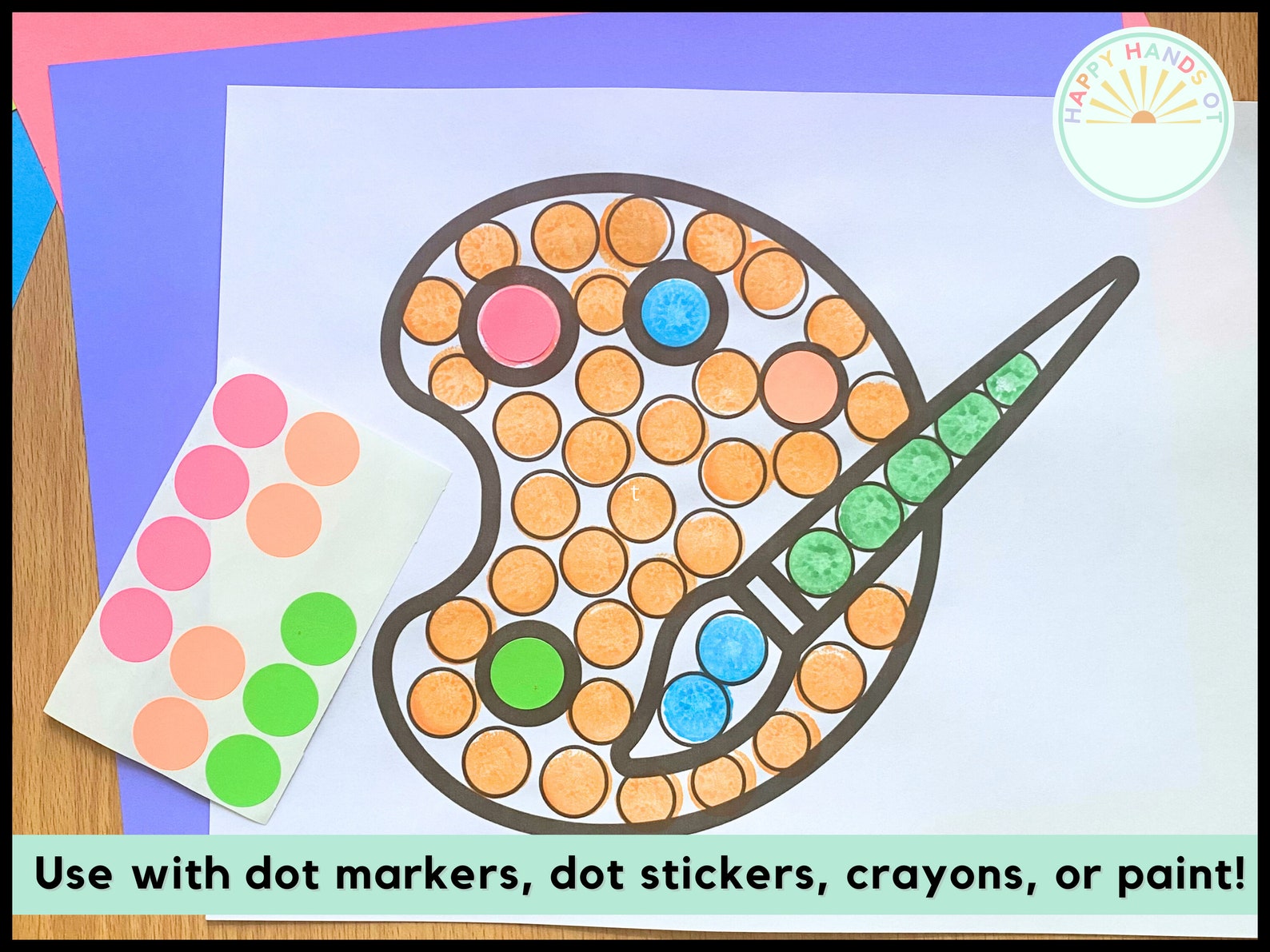 Back to School Coloring Fall Dot Marker First Day of School Coloring ...