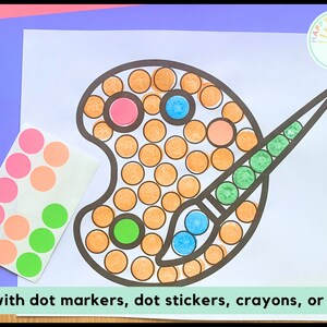 Back to School Coloring Fall Dot Marker First Day of School Coloring ...