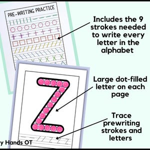 Alphabet Dot Art Preschool Worksheets for Kids ABC Tracing Worksheet ...