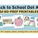 PRINTABLE BUNDLE - Back to School Coloring Dot Marker First Day of ...