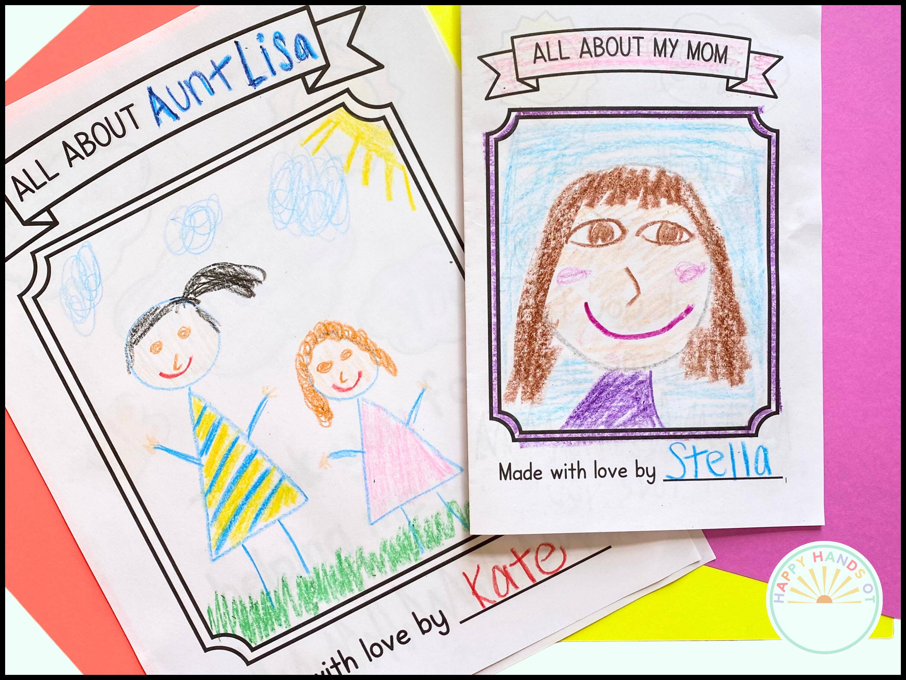 Mothers Day Card From Child Mothers Day Crafts for Preschool Mothers ...