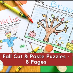 PRINTABLE BUNDLE - Fall Dot Marker Preschool Worksheets Occupational ...