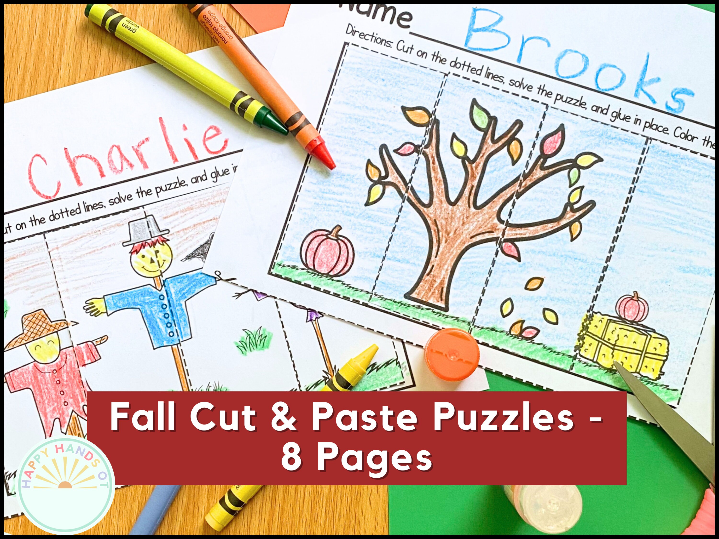 PRINTABLE BUNDLE - Fall Dot Marker Preschool Worksheets Occupational ...