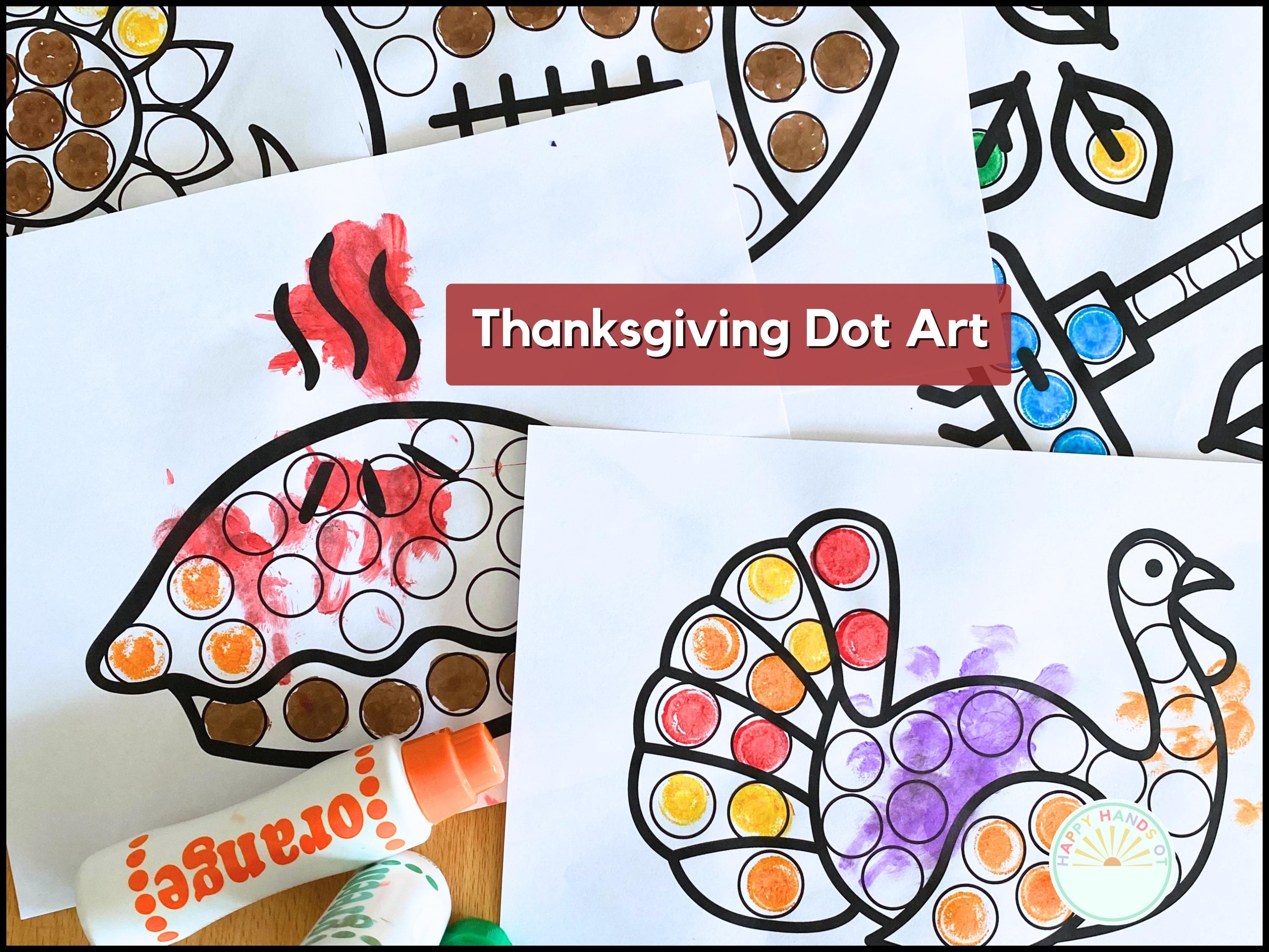 Dot Marker Activity - Toddler Thanksgiving Christmas and Winter ...