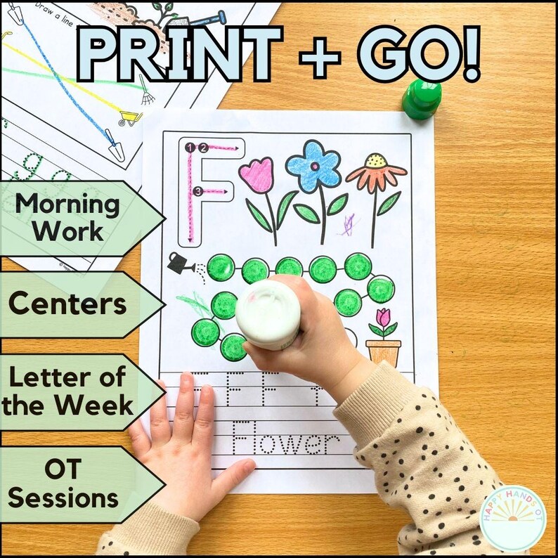 Spring Alphabet Tracing Worksheets for Kids Easter Alphabet Prek ...