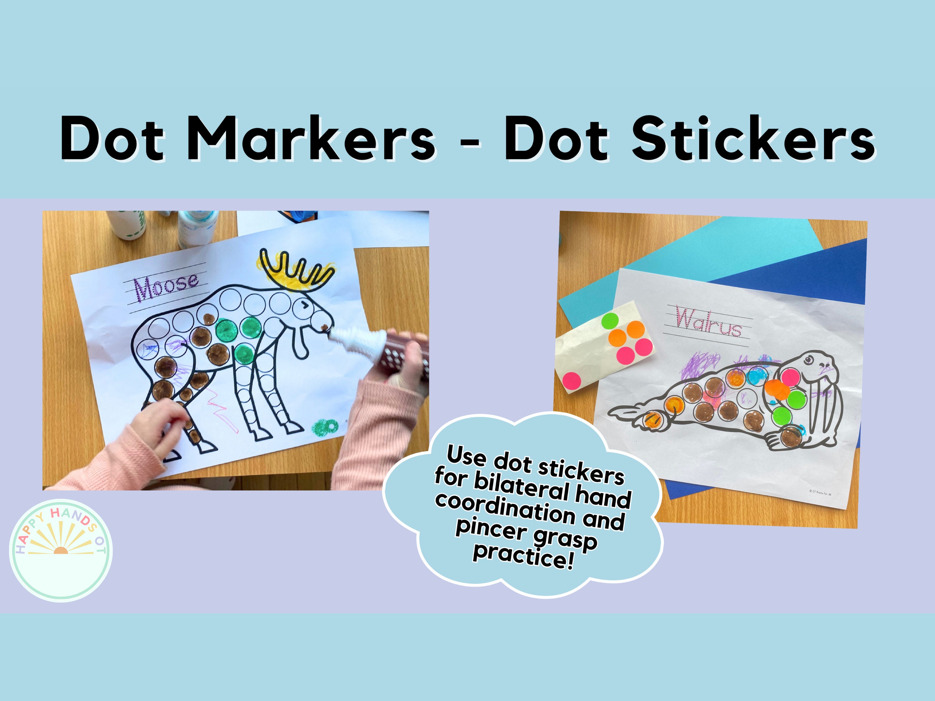 Arctic Animals Preschool Dot Marker Printable Arctic Animals Coloring ...